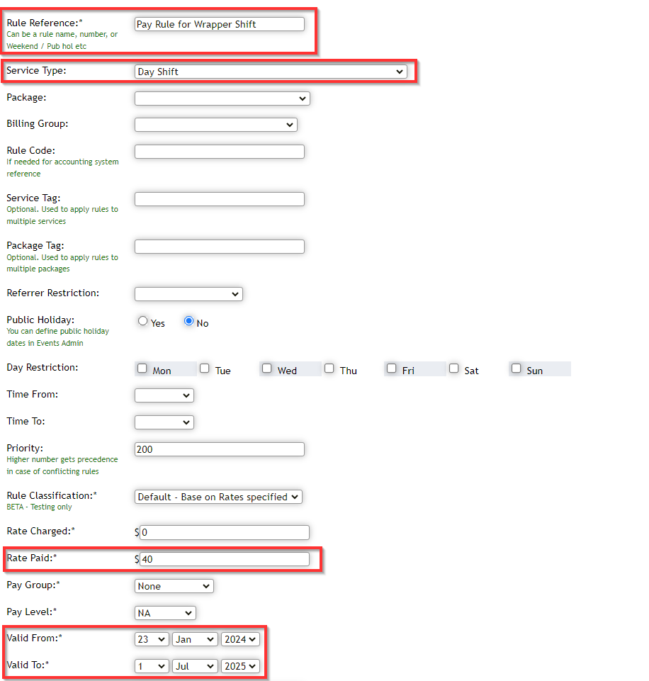 Wrapper Shifts – TurnPoint Knowledge Base
