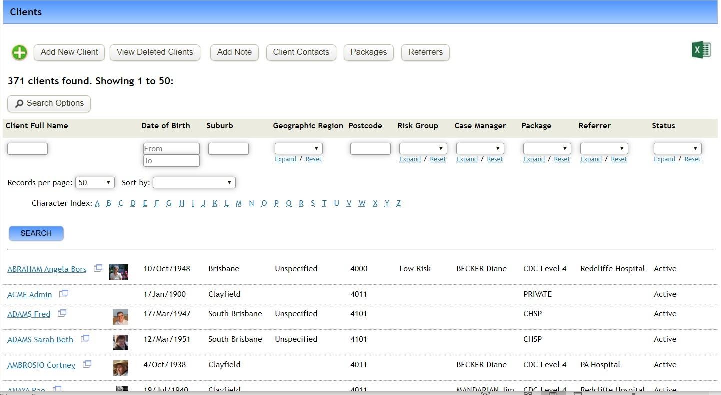 Clients Search – TurnPoint Knowledge Base