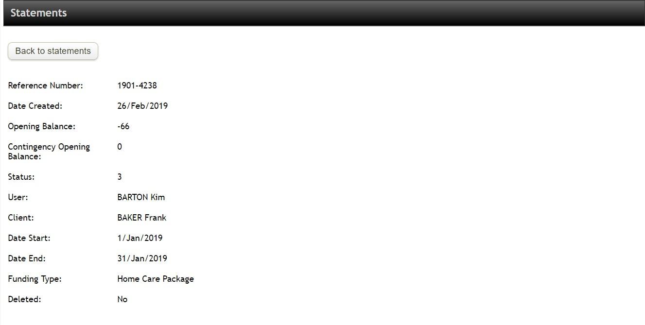 Reviewing statements through the archive – TurnPoint Knowledge Base