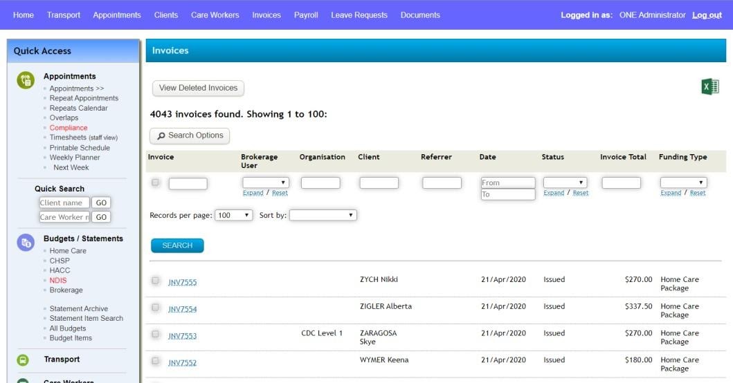 Invoices – TurnPoint Knowledge Base