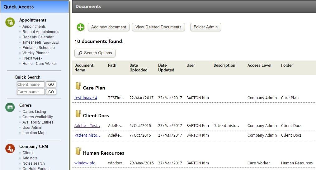 Document Listing – TurnPoint Knowledge Base