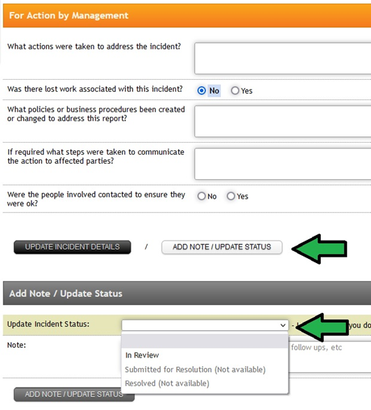 Incident Reporting Workflow – TurnPoint Knowledge Base