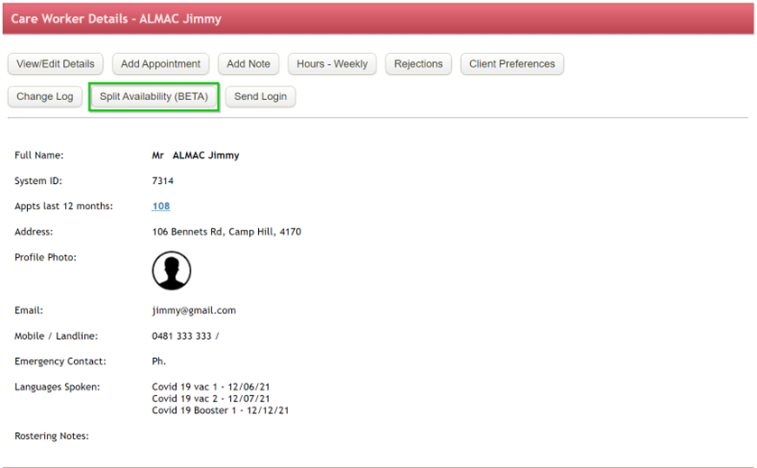 Split Availability – TurnPoint Knowledge Base
